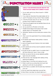 Worksheet On Punctuation Rules